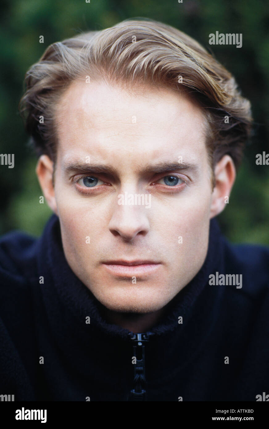 Closeup portrait of a young man Stock Photo - Alamy