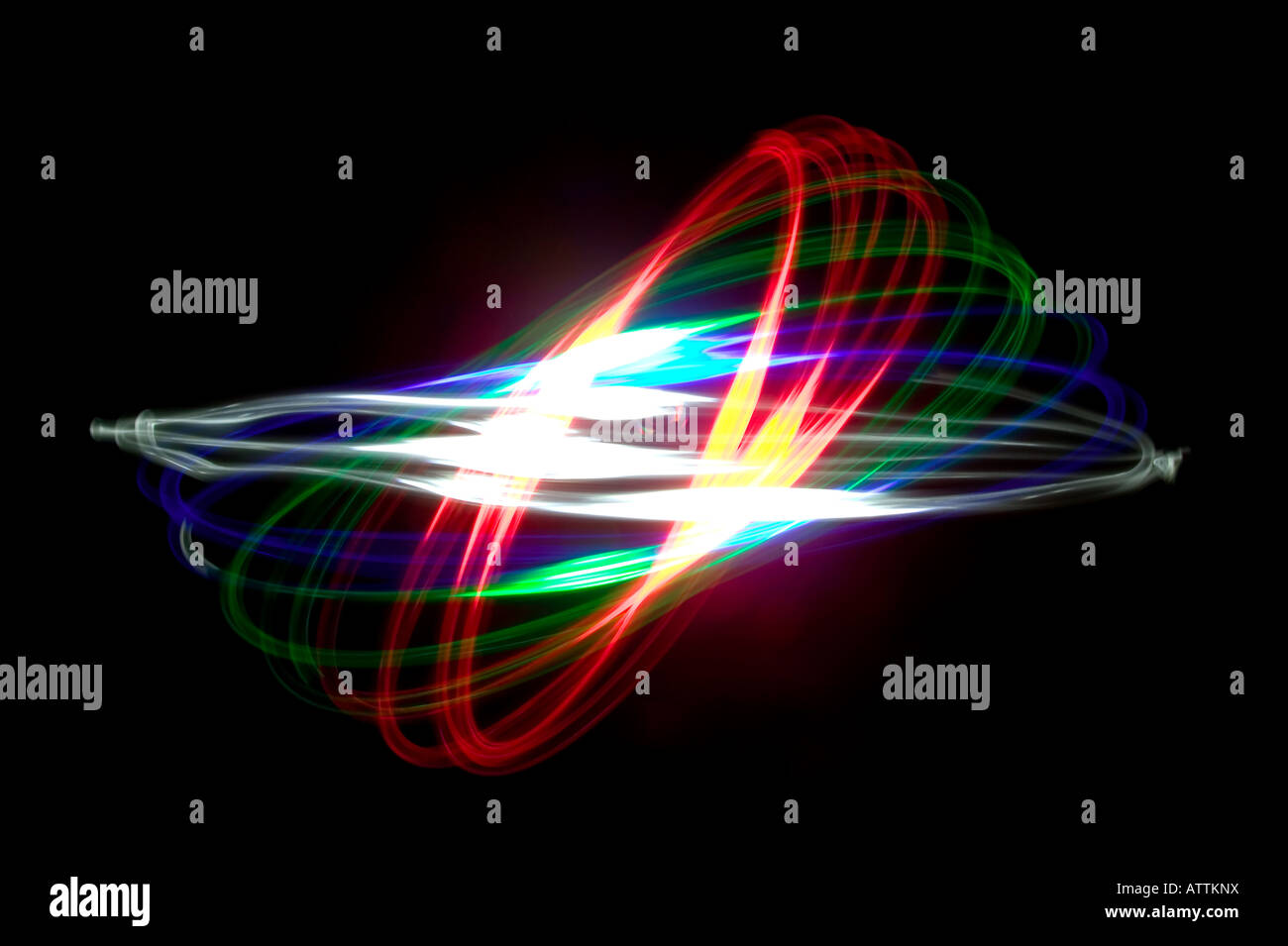 Physiogram made with red green and blue filters Stock Photo - Alamy