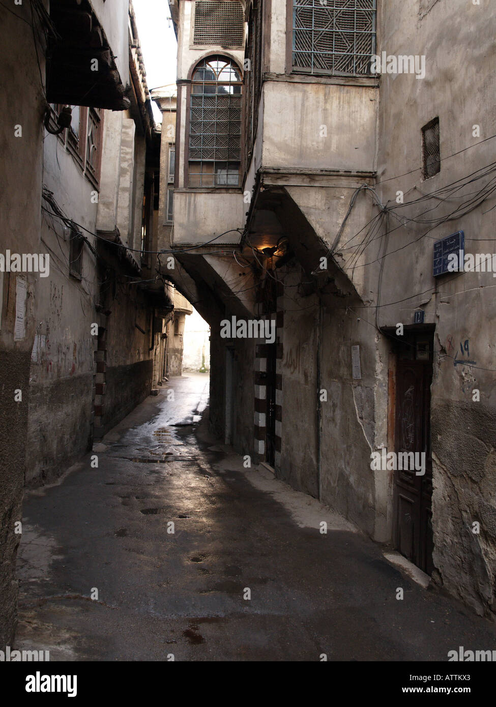 Old damascus lanes hi-res stock photography and images - Alamy