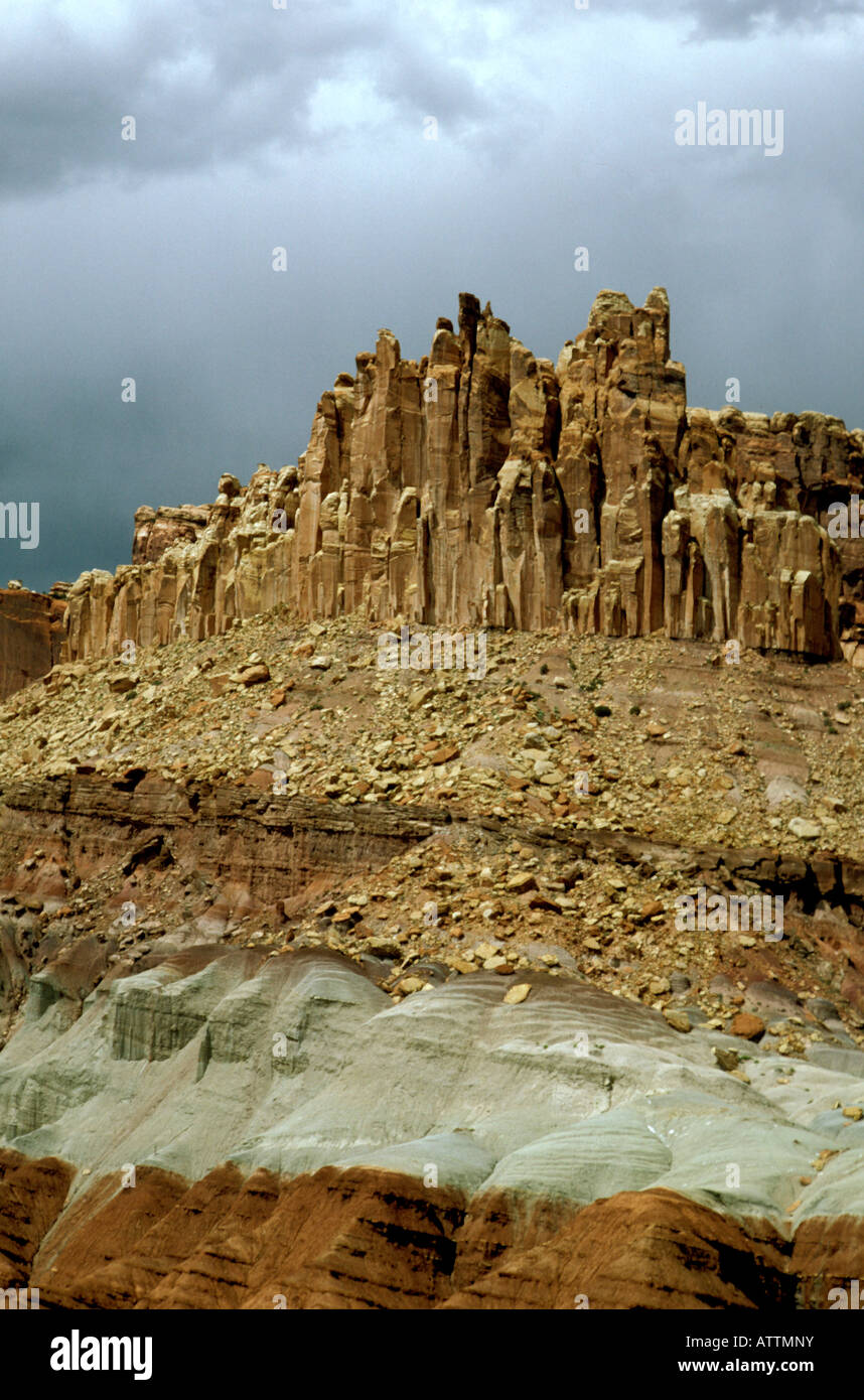 UT Utah Capitol Reef National Park Geology formations geologic ...