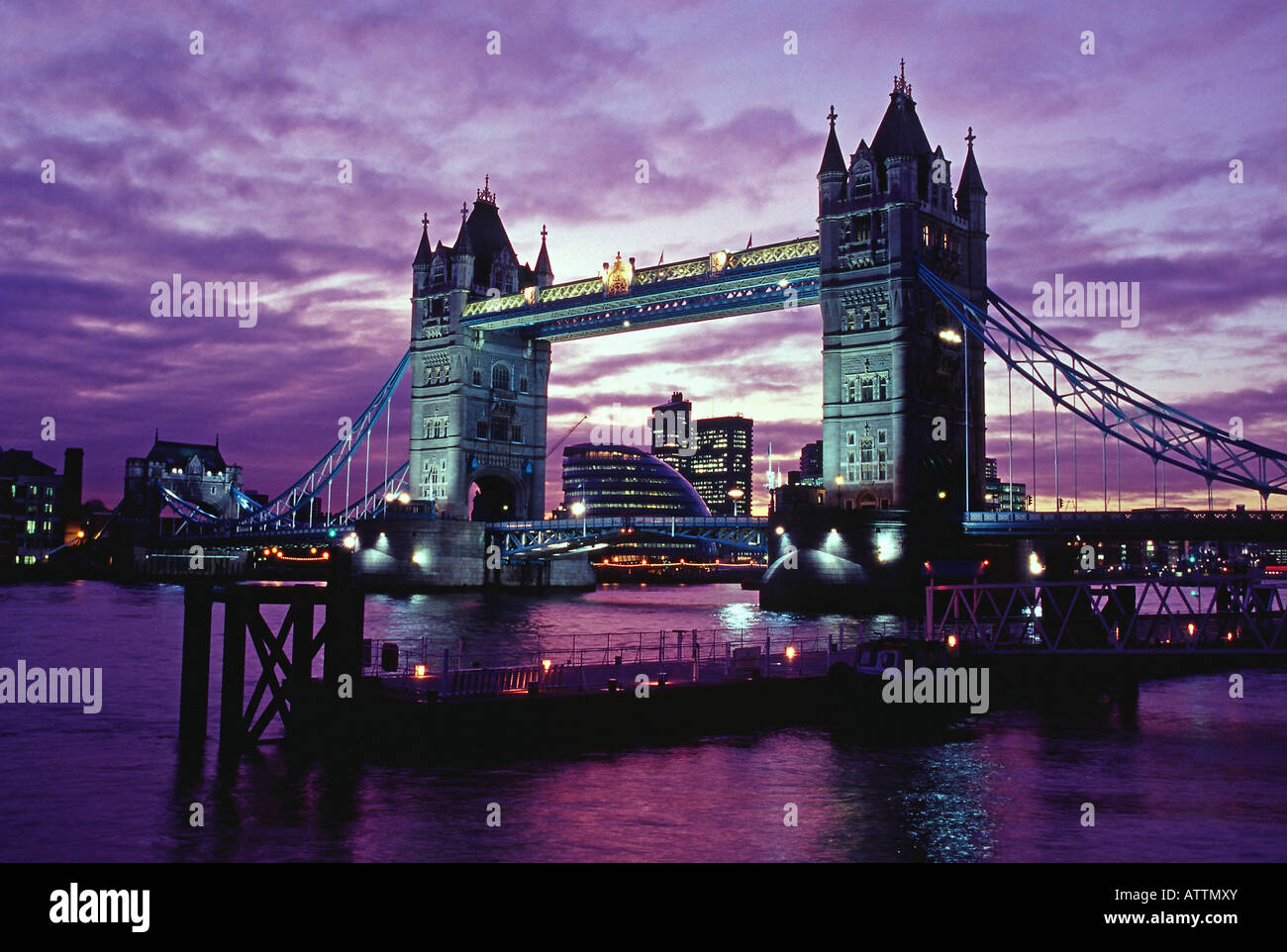 Tower Bridge At Sunset