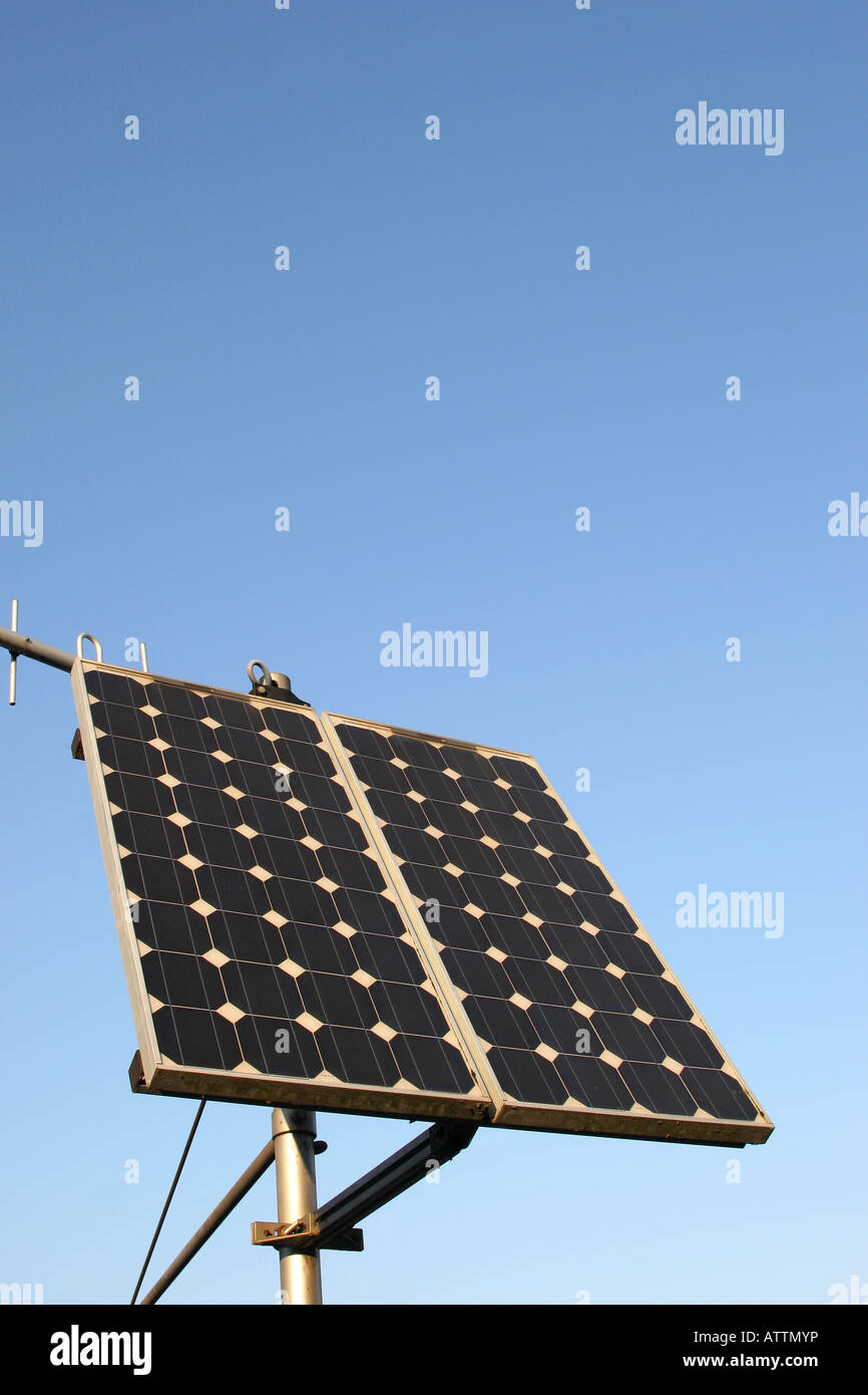 Solar panels for power supply Stock Photo - Alamy