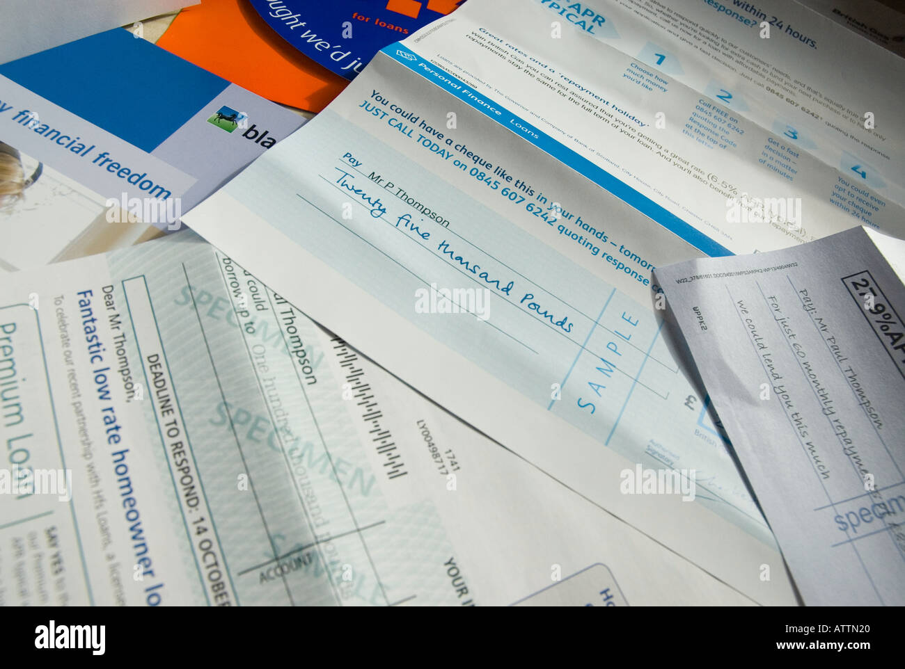 Pile of cheques hi-res stock photography and images - Alamy