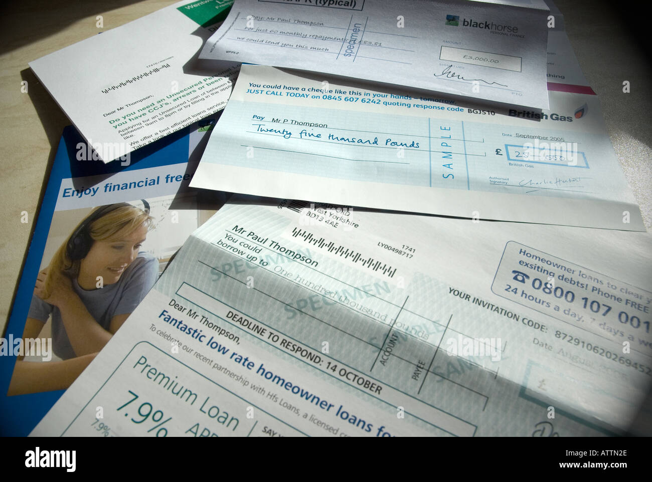 Pile of cheques hi-res stock photography and images - Alamy