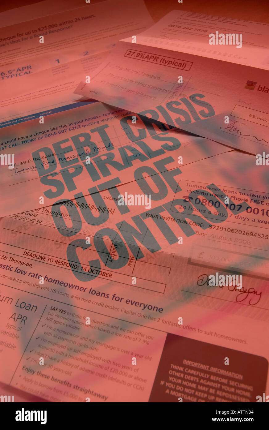 Pile of cheques hi-res stock photography and images - Alamy