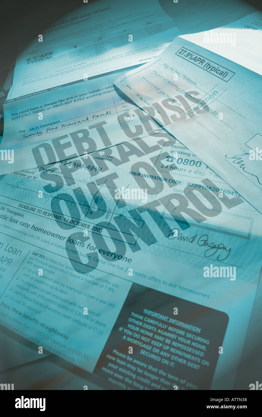 Pile of cheques hi-res stock photography and images - Alamy