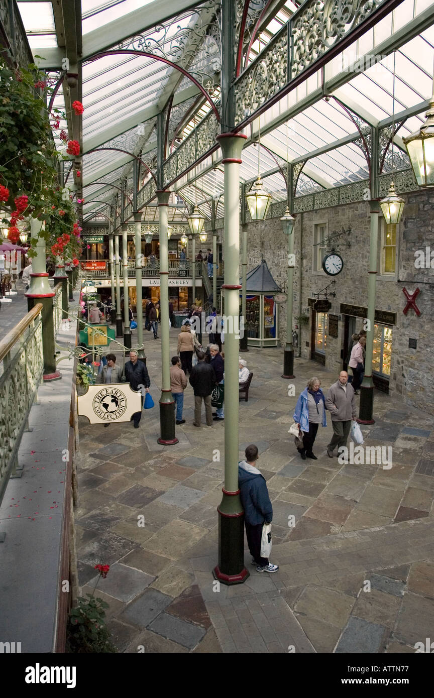 Craven Court indoor shopping arcade Skipton North Yorkshire UK Stock ...