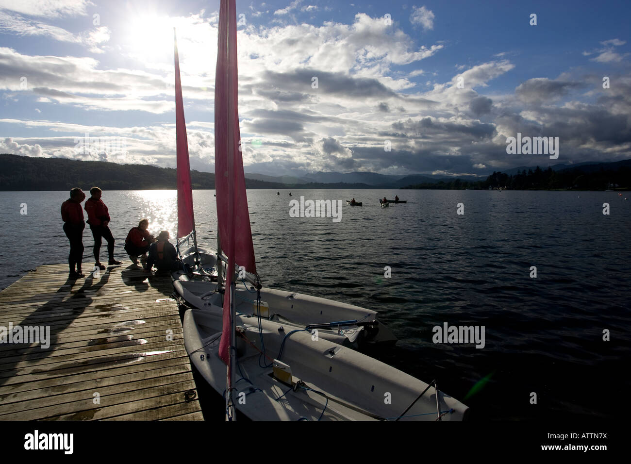 Adult Sail Training lesson on Lake Windermere - Miller Ground England ...