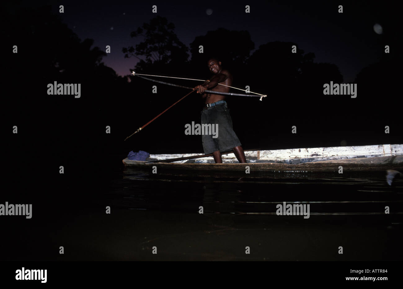 Fishing with bow and arrow hi-res stock photography and images - Alamy