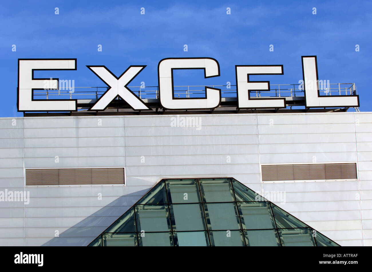 The Excel Exhibition Centre in the Docklands area of East London UK ...