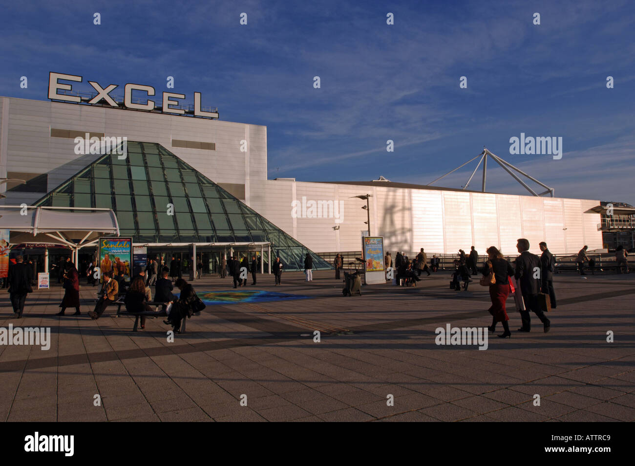 Excel london exterior view hi-res stock photography and images - Alamy