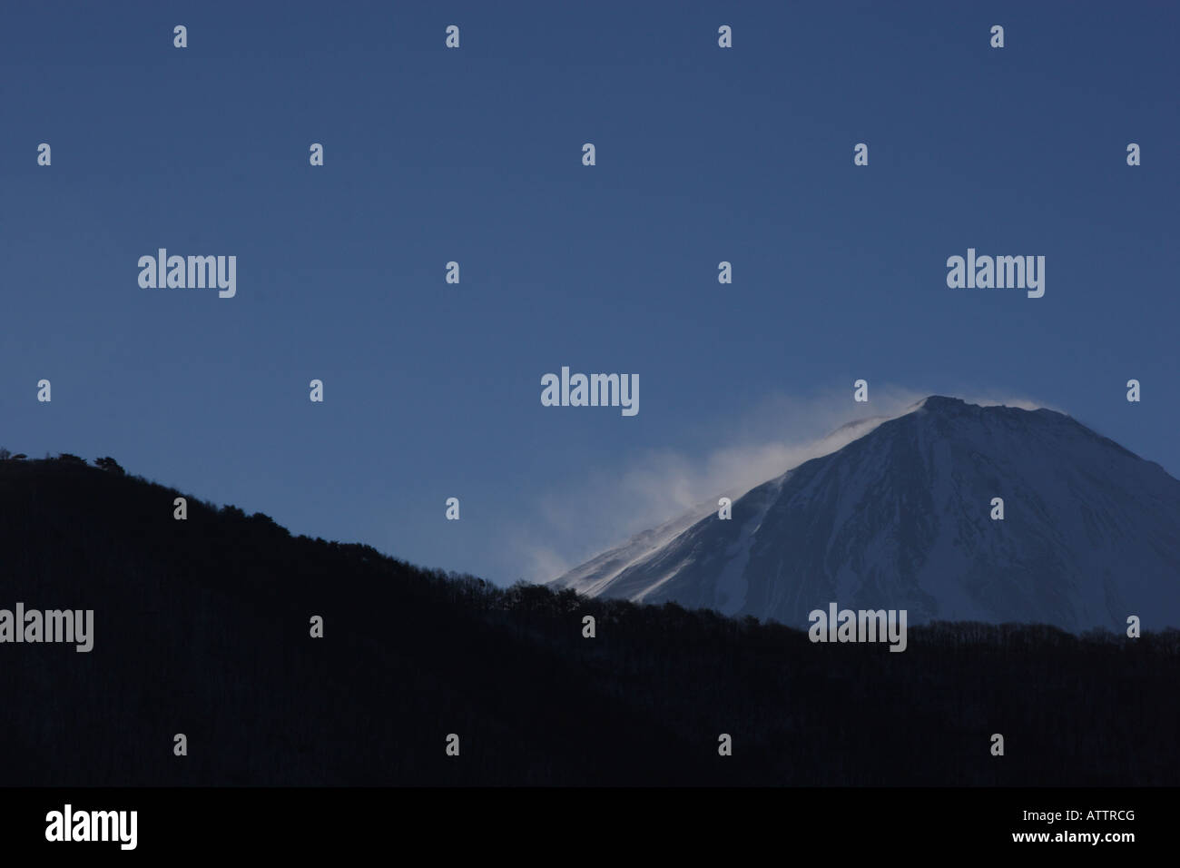 Snow-capped Mt Fuji seen from Kawaguchiko, Japan Stock Photo - Alamy