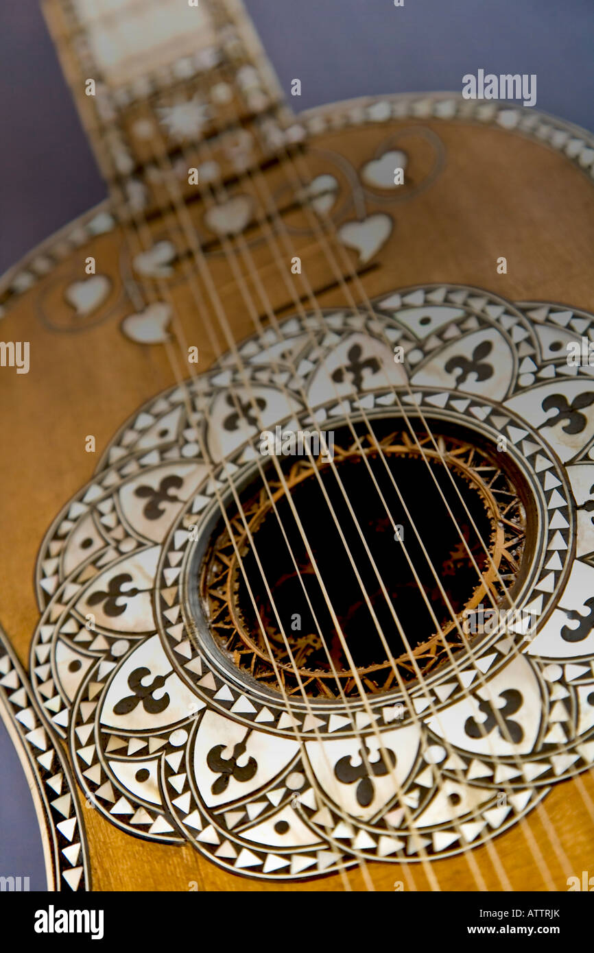 Beautiful guitar body Stock Photo - Alamy