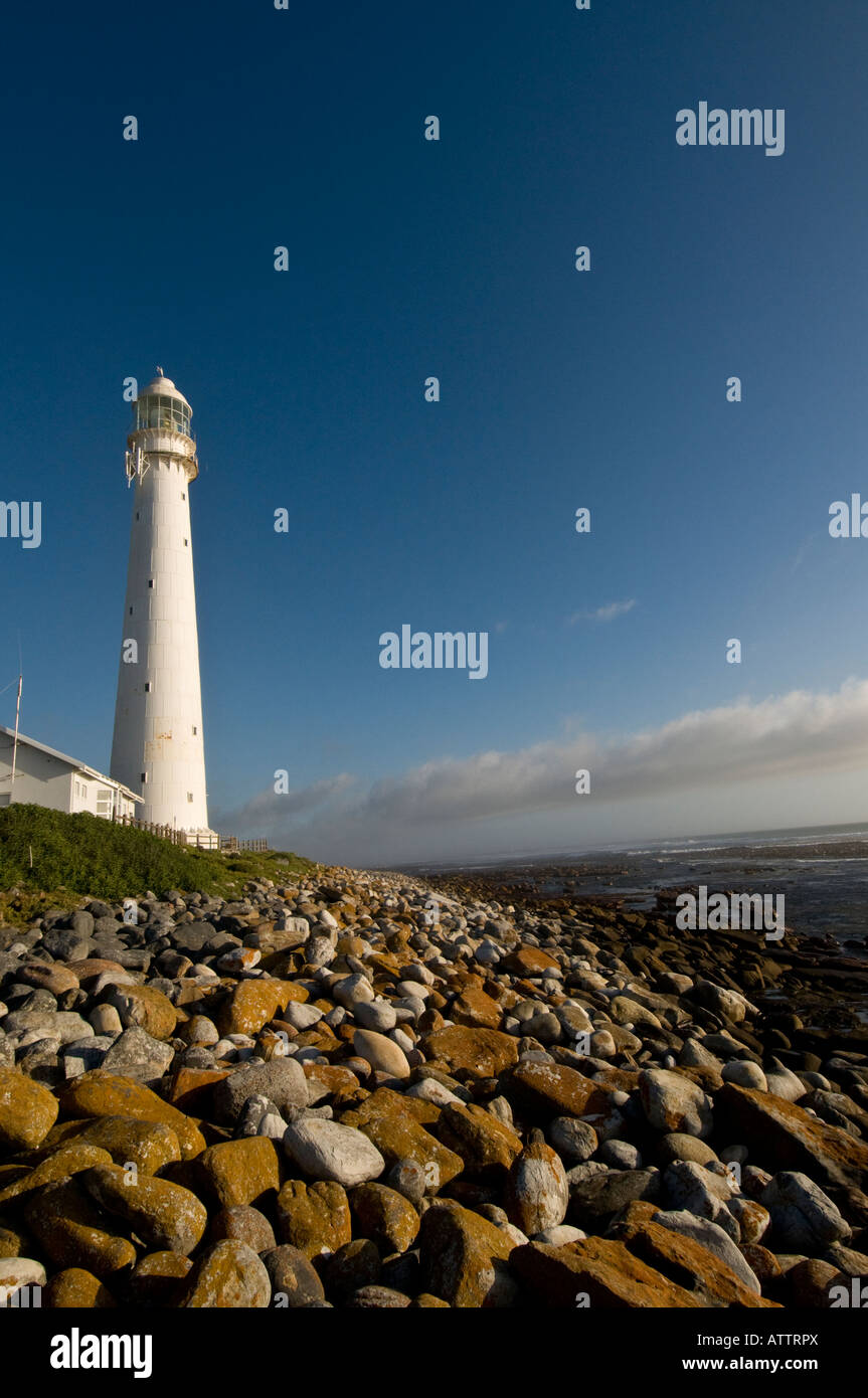 Slangkop Lighthouse in Kommetjie Cape Peninsula near Cape Town Stock ...