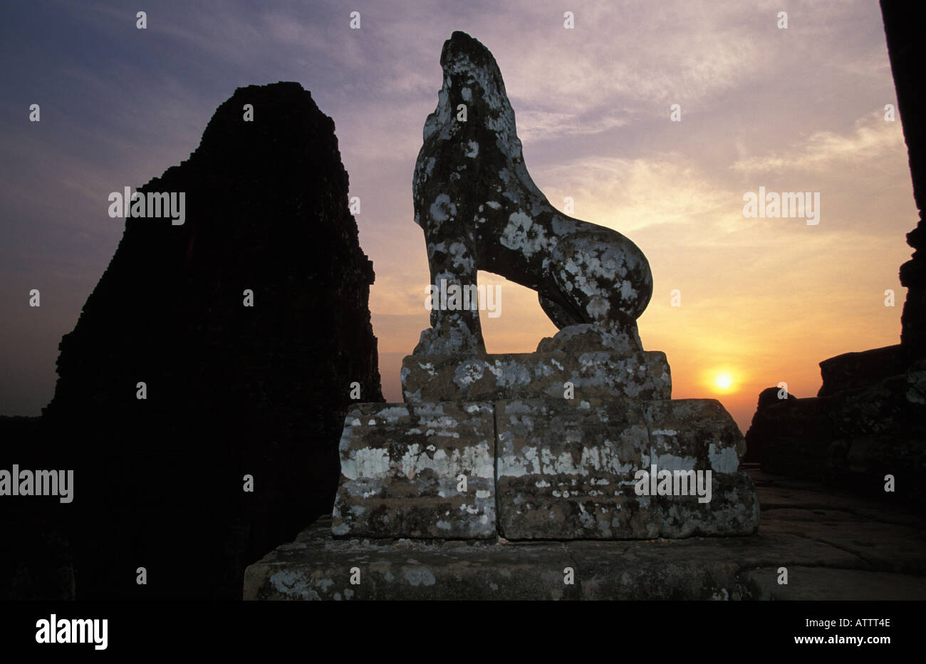 Angkor the temple of Pre Rup Stock Photo - Alamy