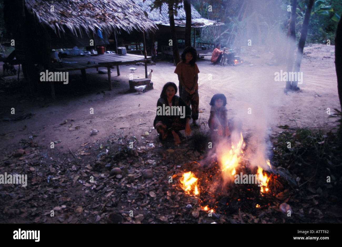 Angkor people living near the temples Stock Photo - Alamy