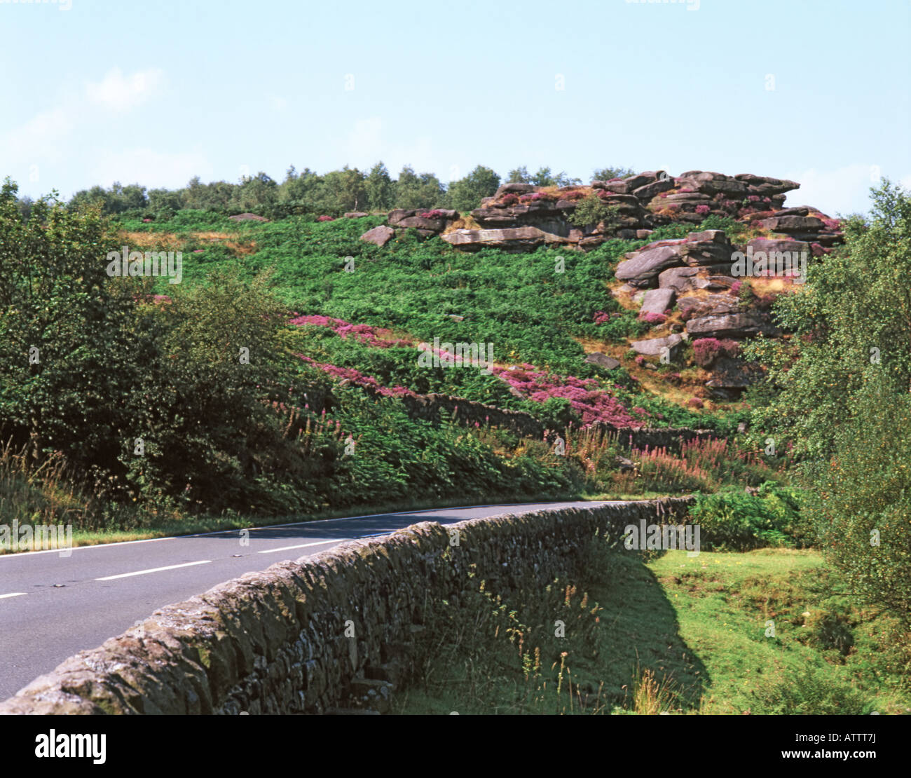 Baslow road hi-res stock photography and images - Alamy