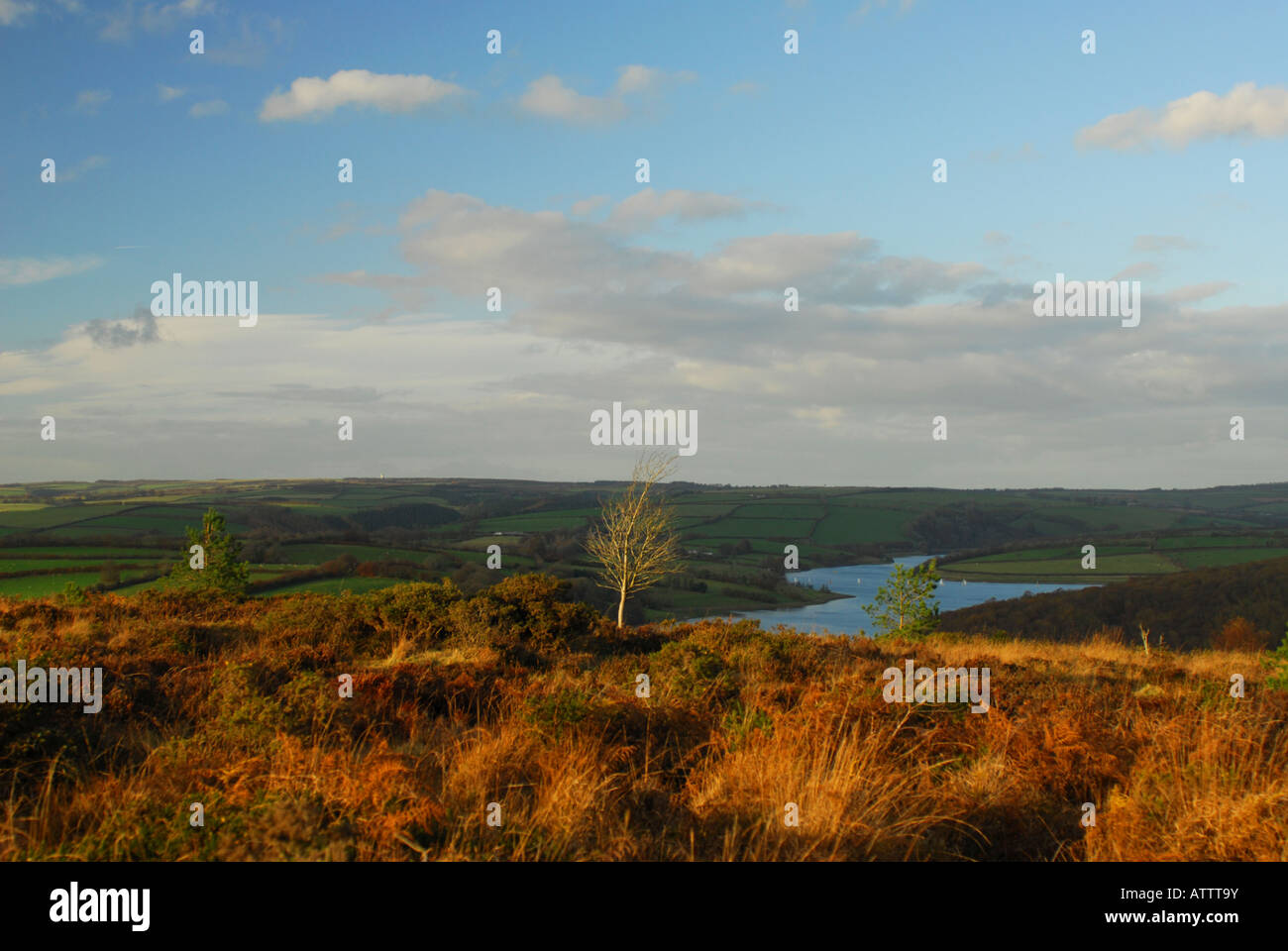 Wimbleball Reservoir on Exmoor Stock Photo - Alamy
