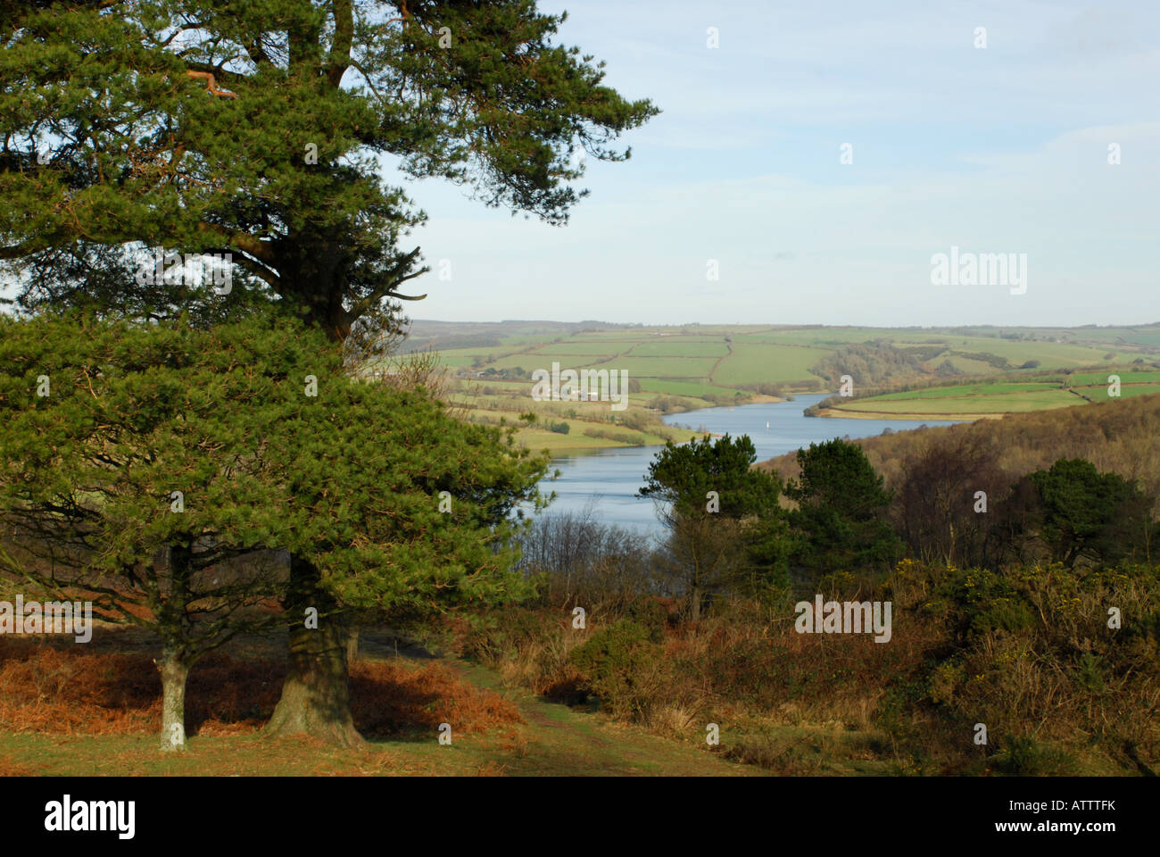 Wimbleball Reservoir on Exmoor Stock Photo - Alamy