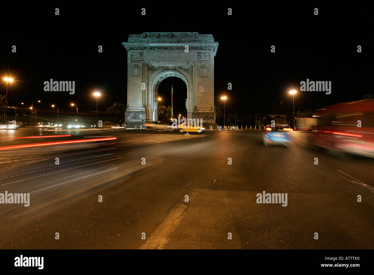 Arc de Triumf Bucharest Romania Triumph Triomphe Bucharest downtown ...