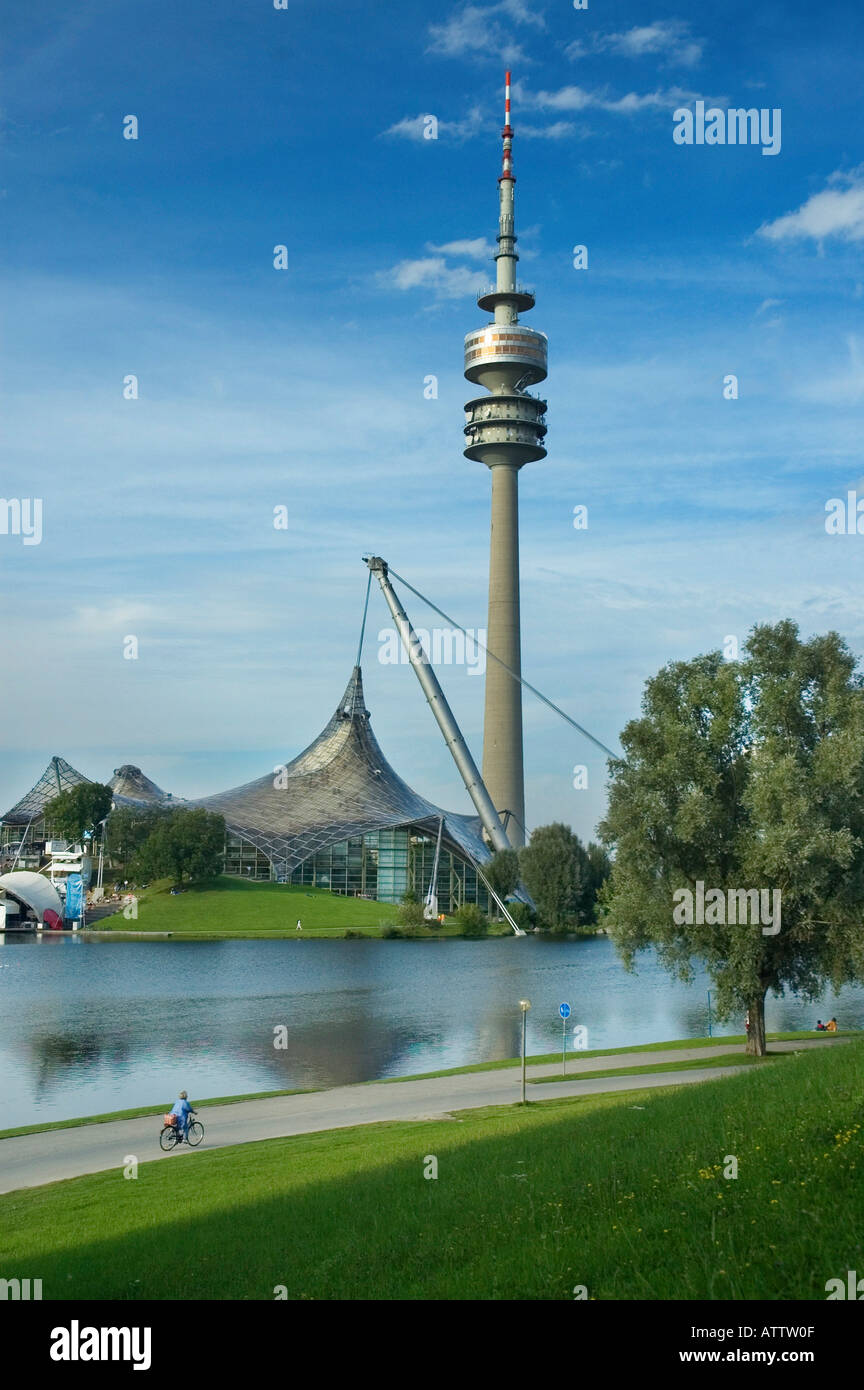 Munich olympic stadium hi-res stock photography and images - Alamy