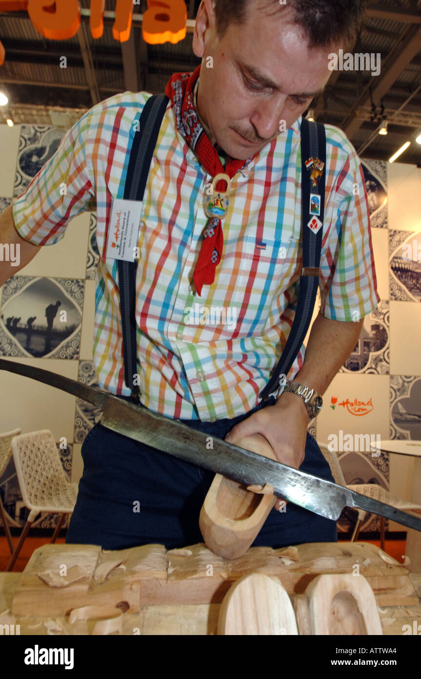 Clogs being made Stock Photo - Alamy