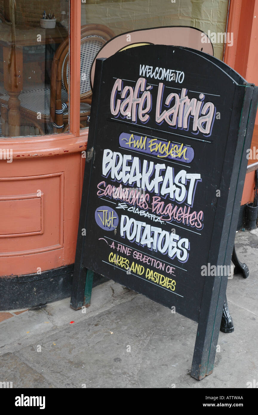 Full english breakfast sign hi-res stock photography and images - Alamy