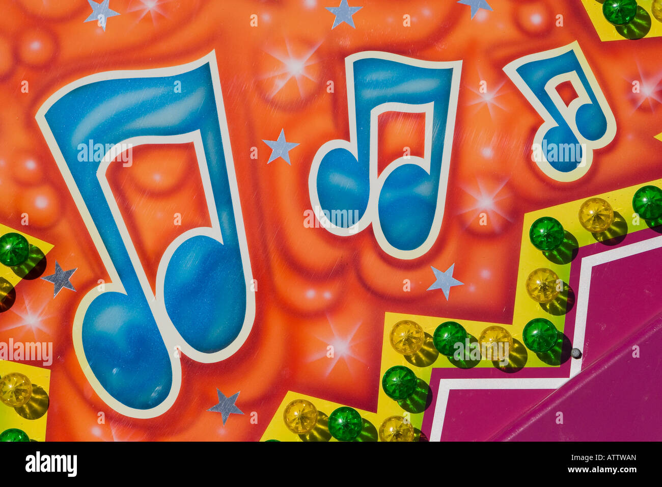 Color musical notes hi-res stock photography and images - Alamy