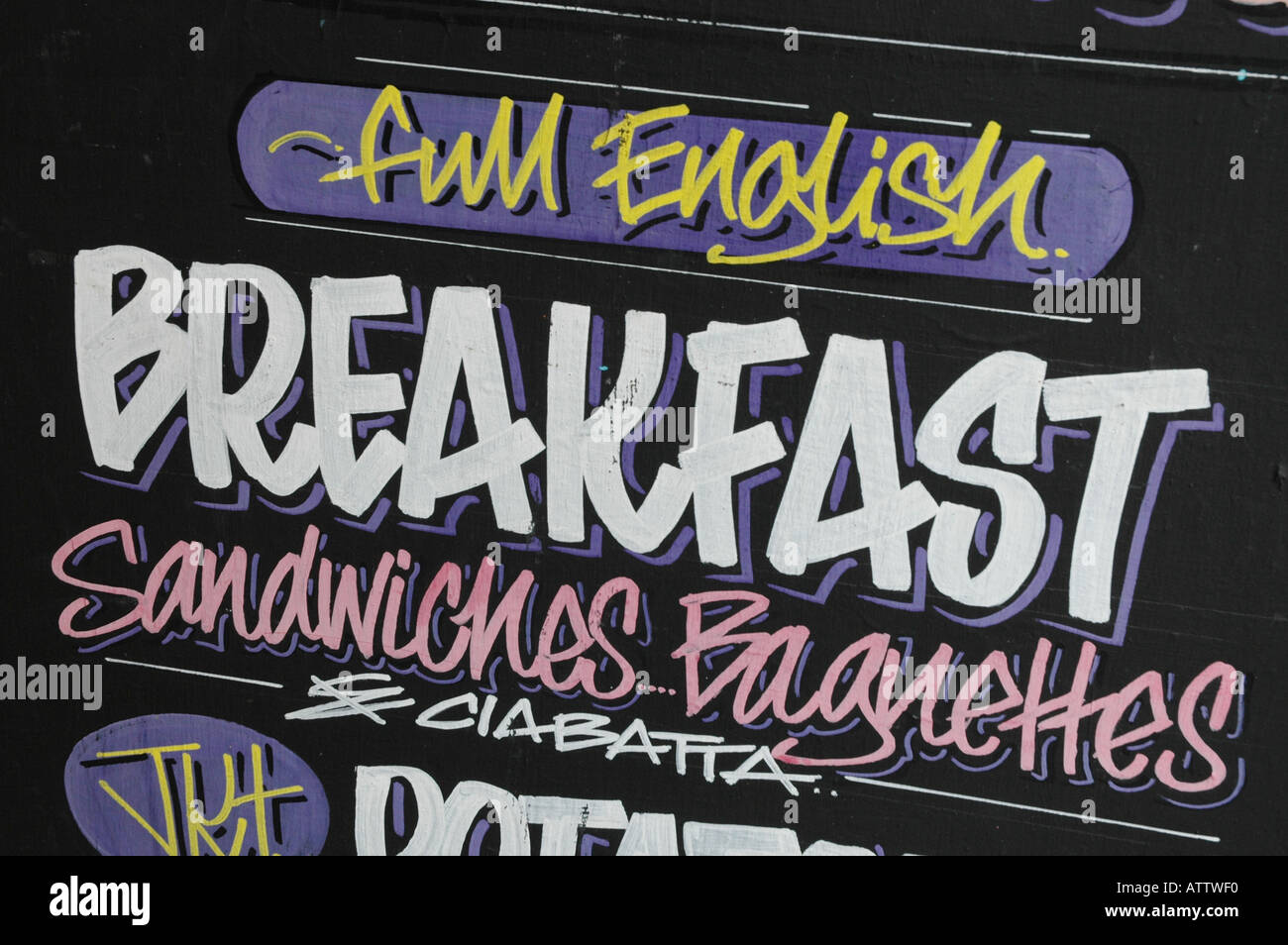 Full english breakfast advert hi-res stock photography and images - Alamy