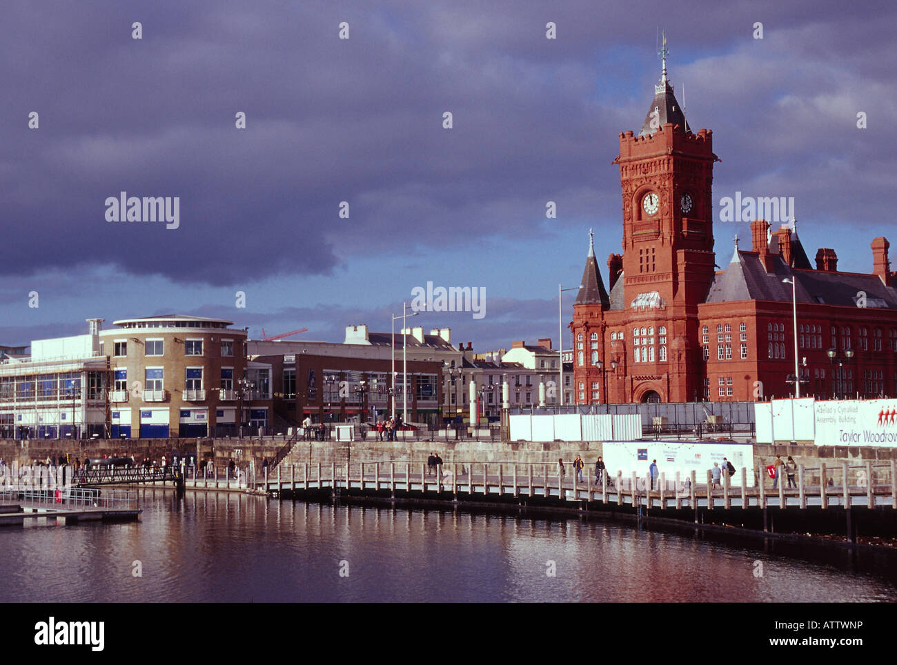 cardiff bay waterfront tiger bay man made harbour reclaimed south wales ...