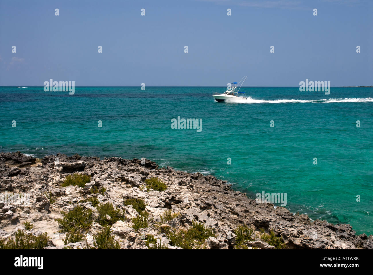 Seascape, Rose Island, Bahamas Stock Photo - Alamy