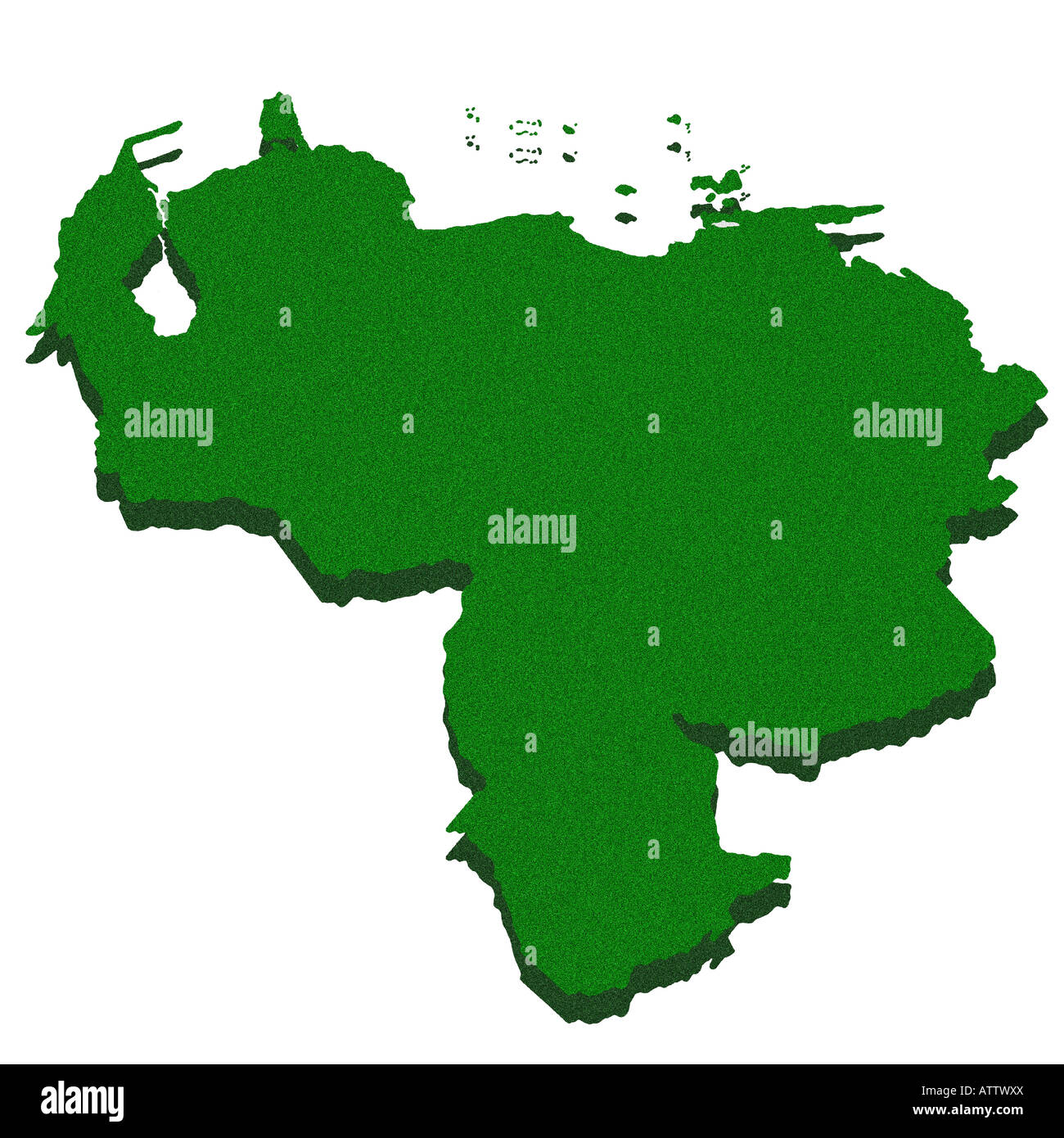 Venezuela Physical Map