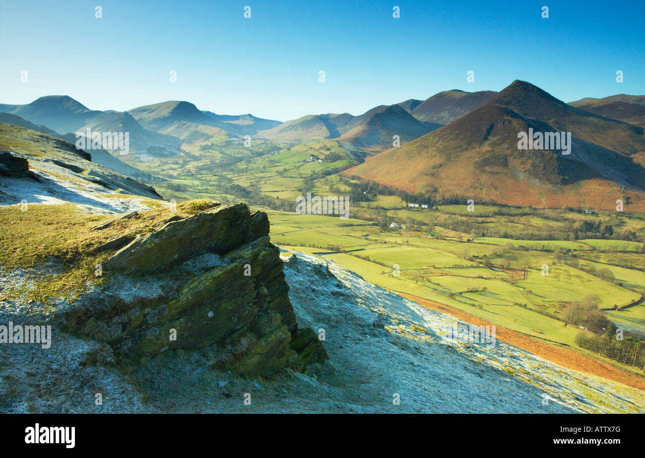 A view of Newlands valley from skelgill bank, Cumbria,UK Stock Photo ...