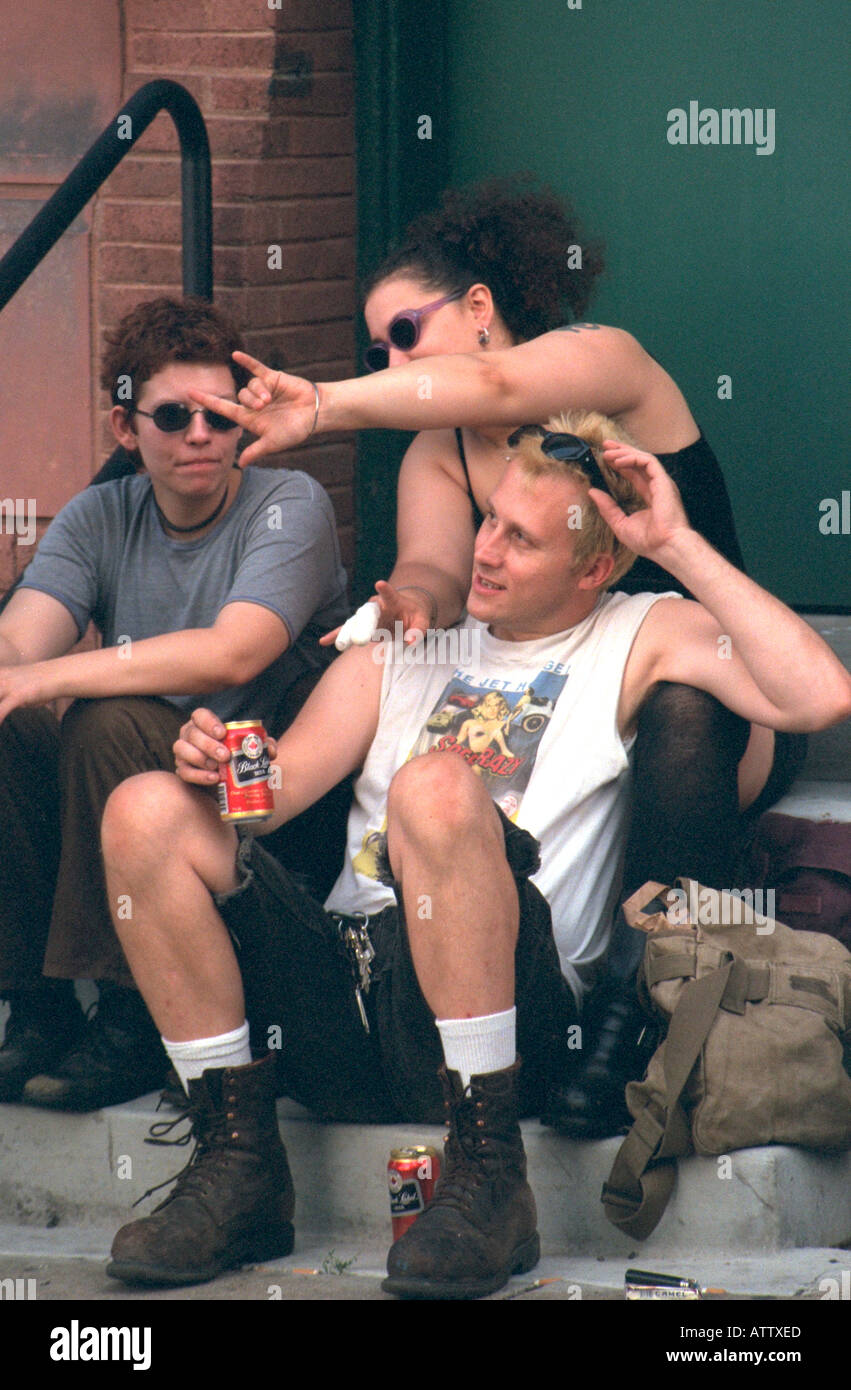 Female punk rockers hi-res stock photography and images - Alamy