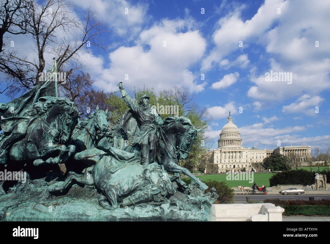 Cavalry charge statue civil war memorial hi-res stock photography and ...
