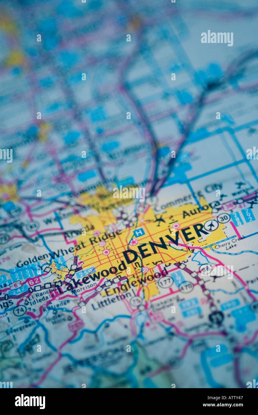 Colorado State Road Map