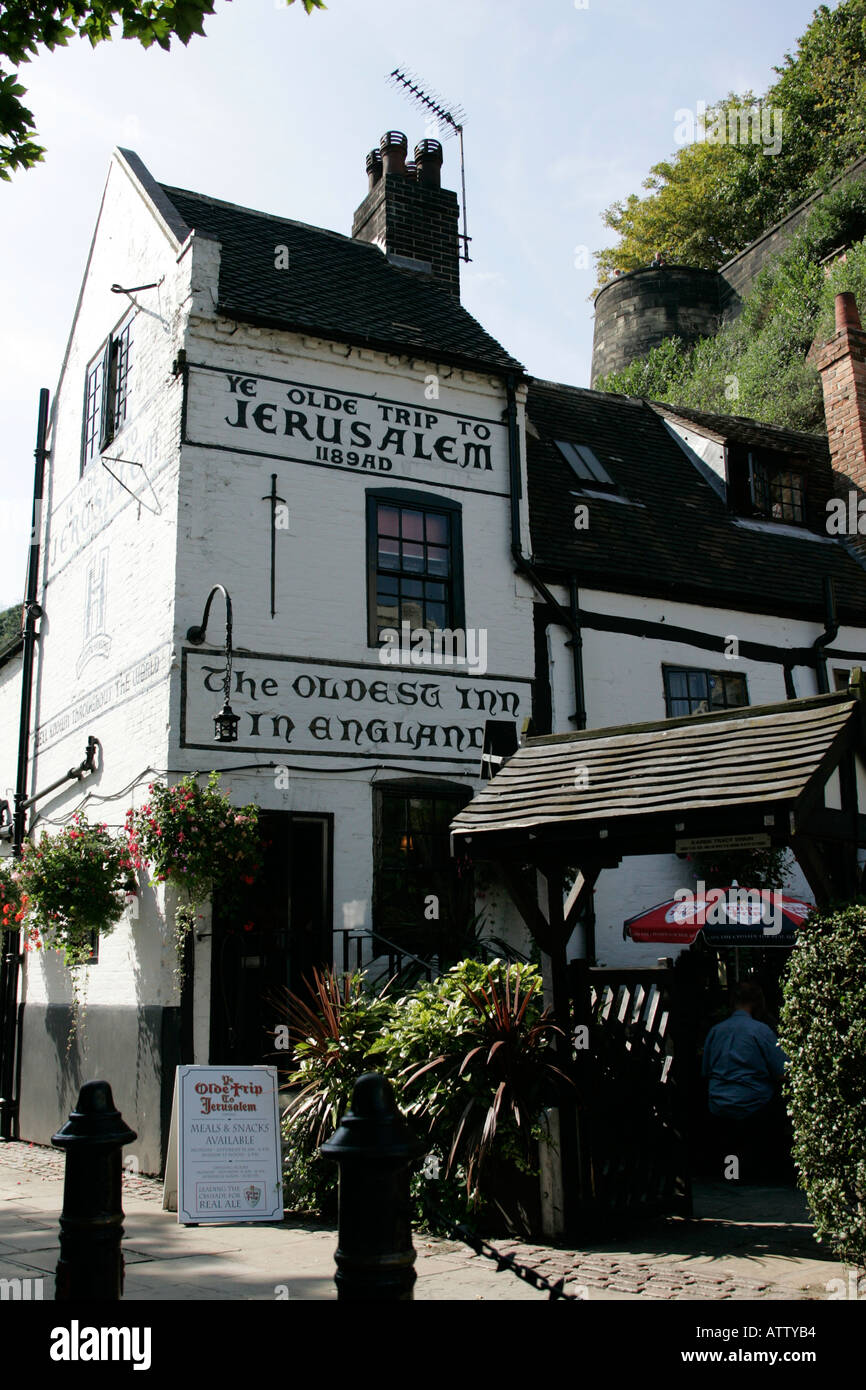 ye olde trip to jerusalem most ancient inn in england pub castle road ...