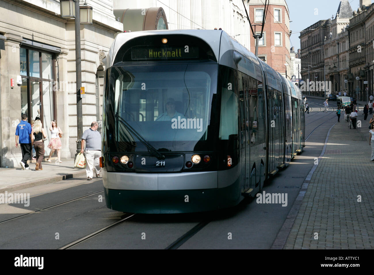 Light rail transit approaching hi-res stock photography and images - Alamy