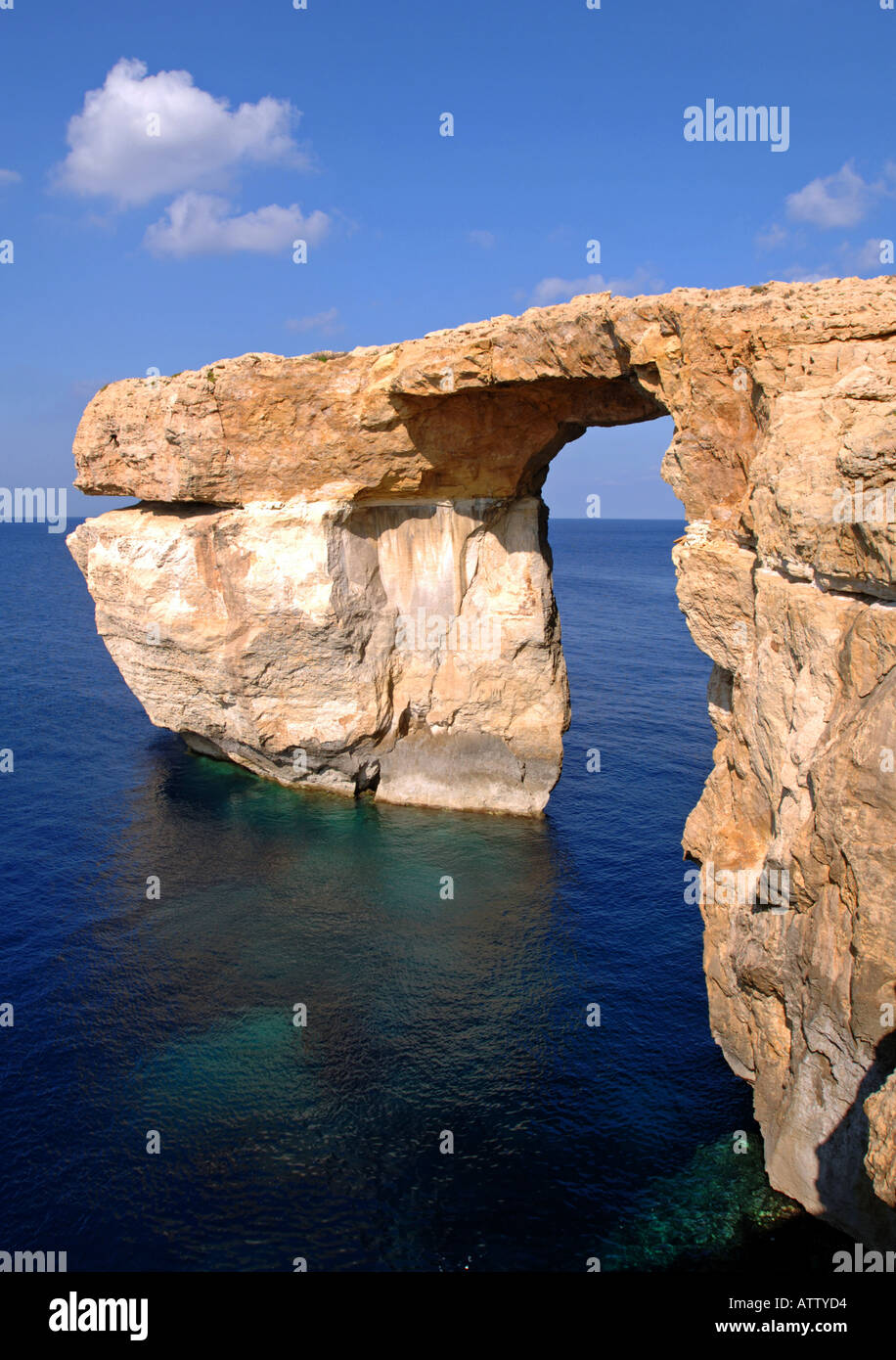 The Azure Window Dwejra Gozo The Island of Malta Stock Photo - Alamy