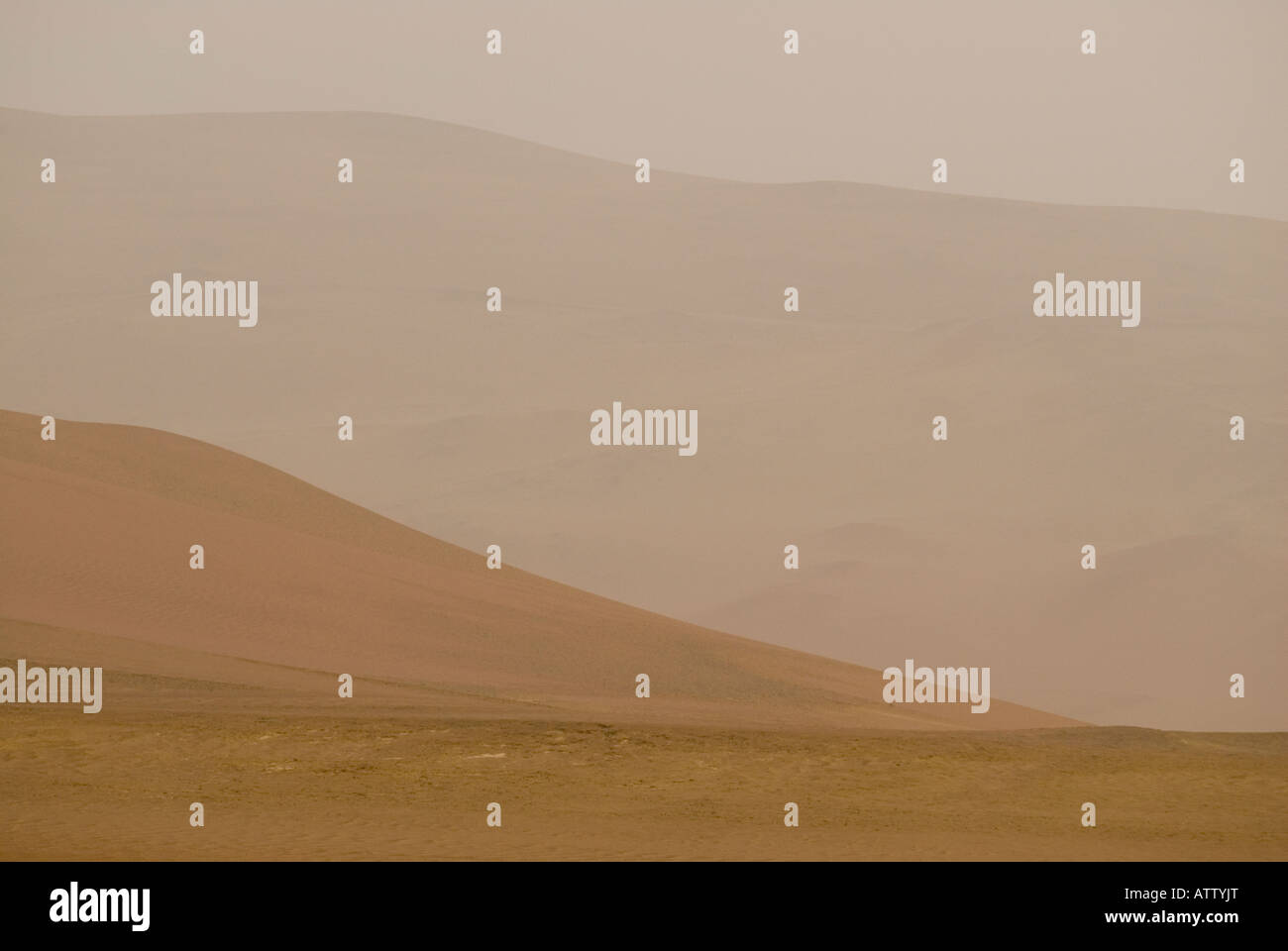 Coastal fog in desert Paracas National Park Ica Peru Stock Photo - Alamy