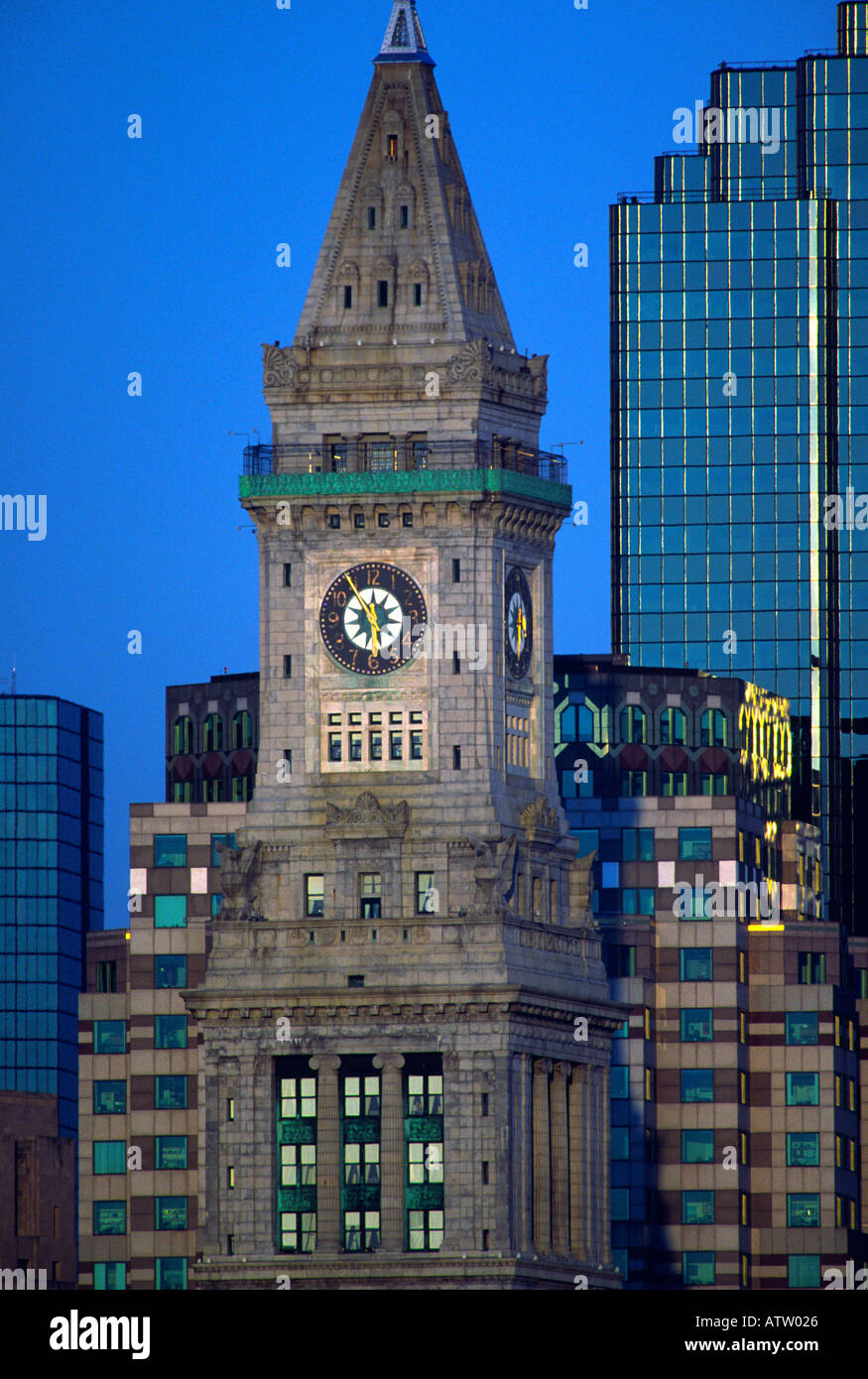 The Custom House Tower, Boston, Massachusetts Stock Photo - Alamy