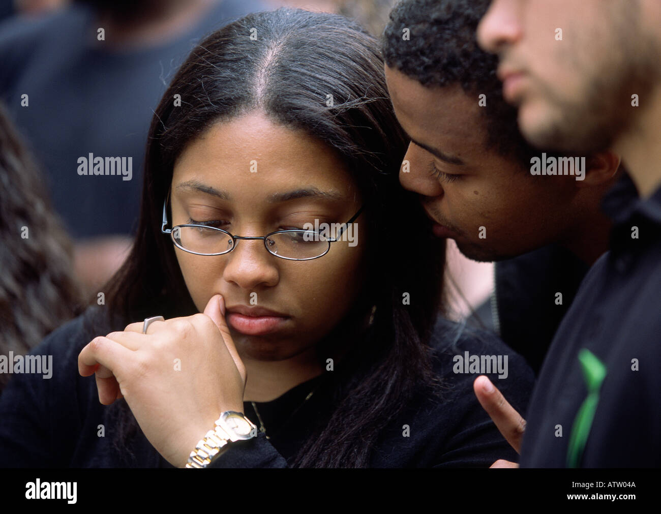 African american college students hi-res stock photography and images ...