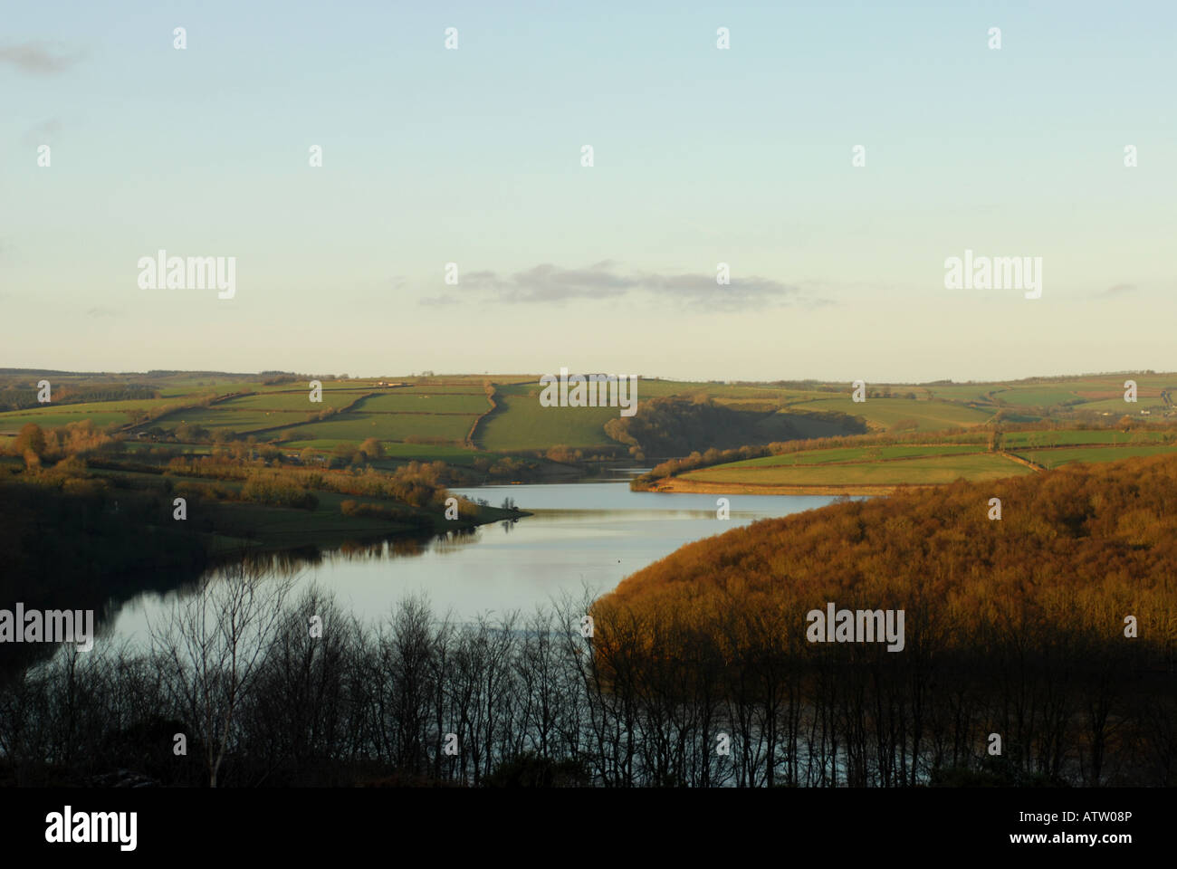 Wimbleball Reservoir on Exmoor Stock Photo - Alamy