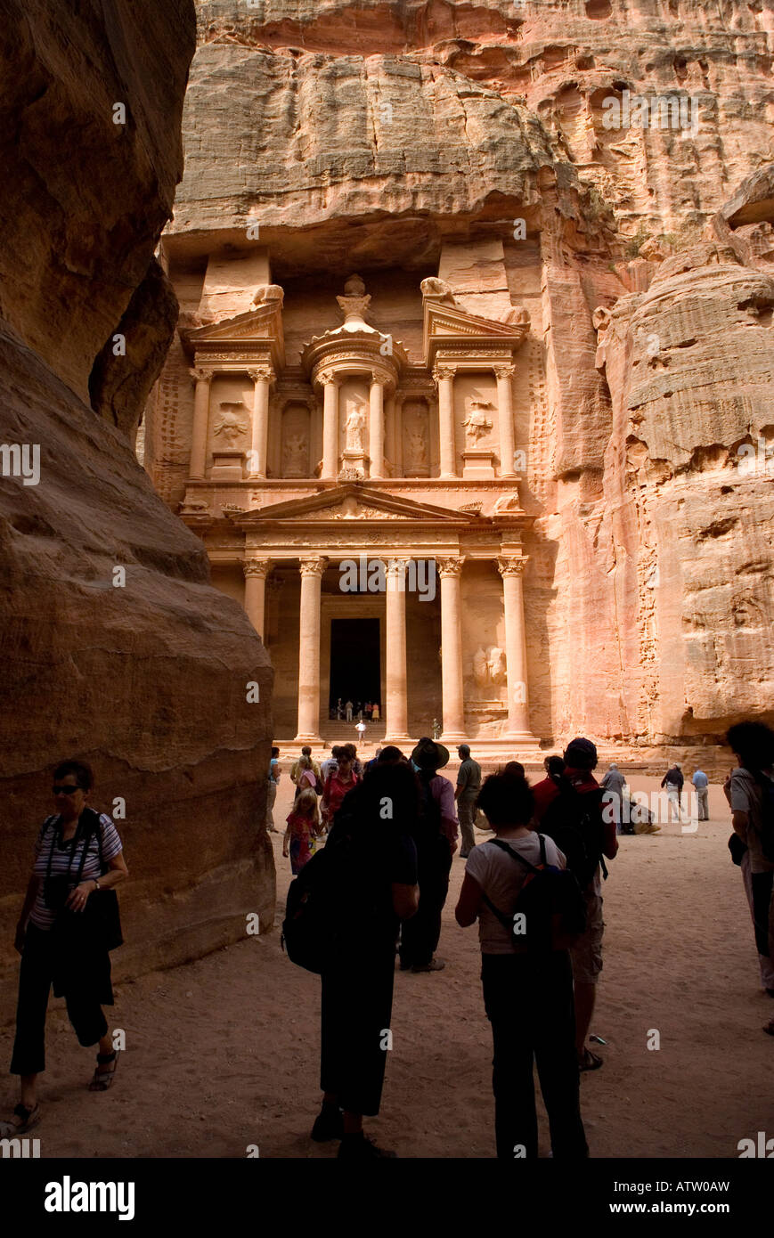 The Treasury Petra Jordan Stock Photo - Alamy