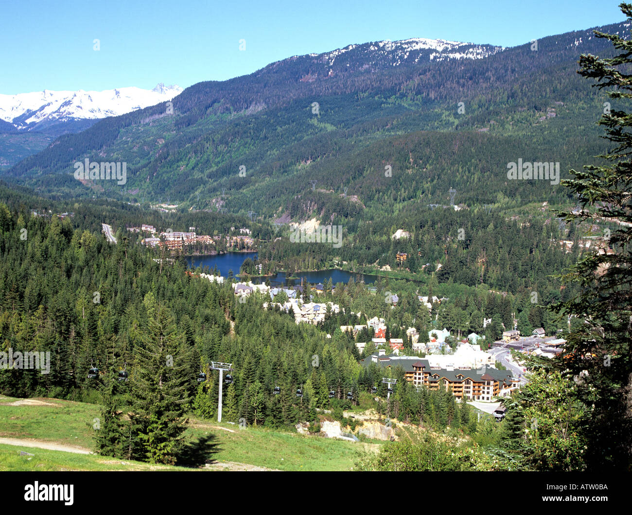 Spring alpha resort hi-res stock photography and images - Alamy