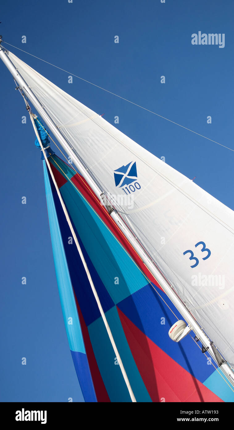 Sail and Spinnaker Stock Photo - Alamy