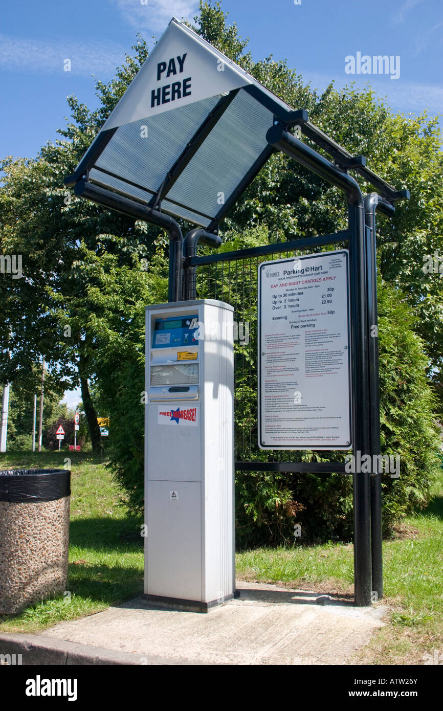 Car park pay station Stock Photo - Alamy