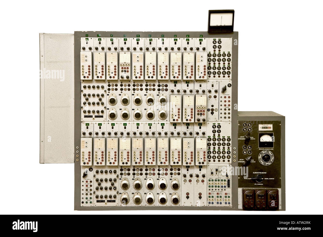 Old industrial console Stock Photo - Alamy