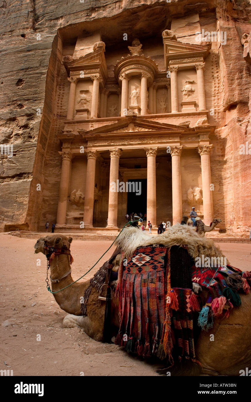 The Treasury Petra Jordan Stock Photo - Alamy