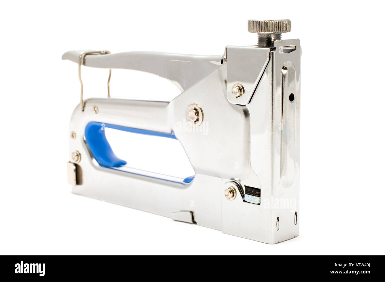 object on white tool furniture stapler Stock Photo - Alamy